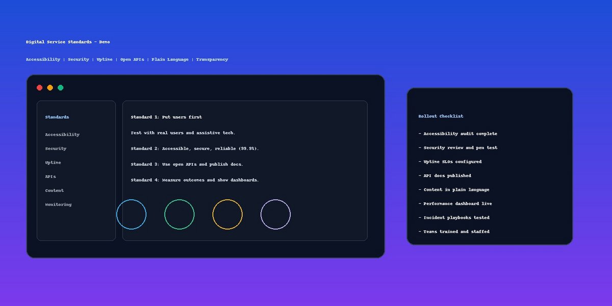 Digital Service Standards Adopted for All Public Sites - TYPO3 GovStack ...